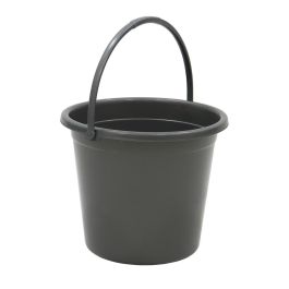 Eco-Friendly 10-Litre Grey Bucket - Recycled Plastic for Sustainable ...
