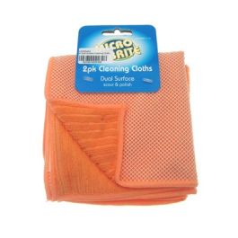 MICRO BRITE Microfibre 2pk Cleaning Cloths – Dual-Sided for Tough ...