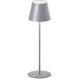36cm Silver LED Touch Lamp | IP54 Waterproof & USB Rechargeable