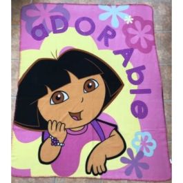 Dora The Explorer Fleece Throw