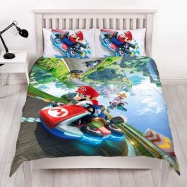 Super Mario Kart Double Duvet Cover Set | Kids Bedding | Guineys