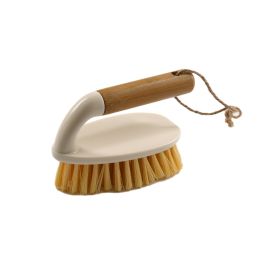 Cream & Bamboo Scrubber