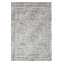 Add Vintage Elegance with the Versay Grey Border Rug