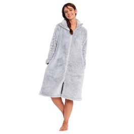 Zip Dressing Gown Grey | Get it @ Guineys